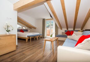 Suíte | Edredons de pluma, camas Select Comfort, frigobar, cofres nos quartos