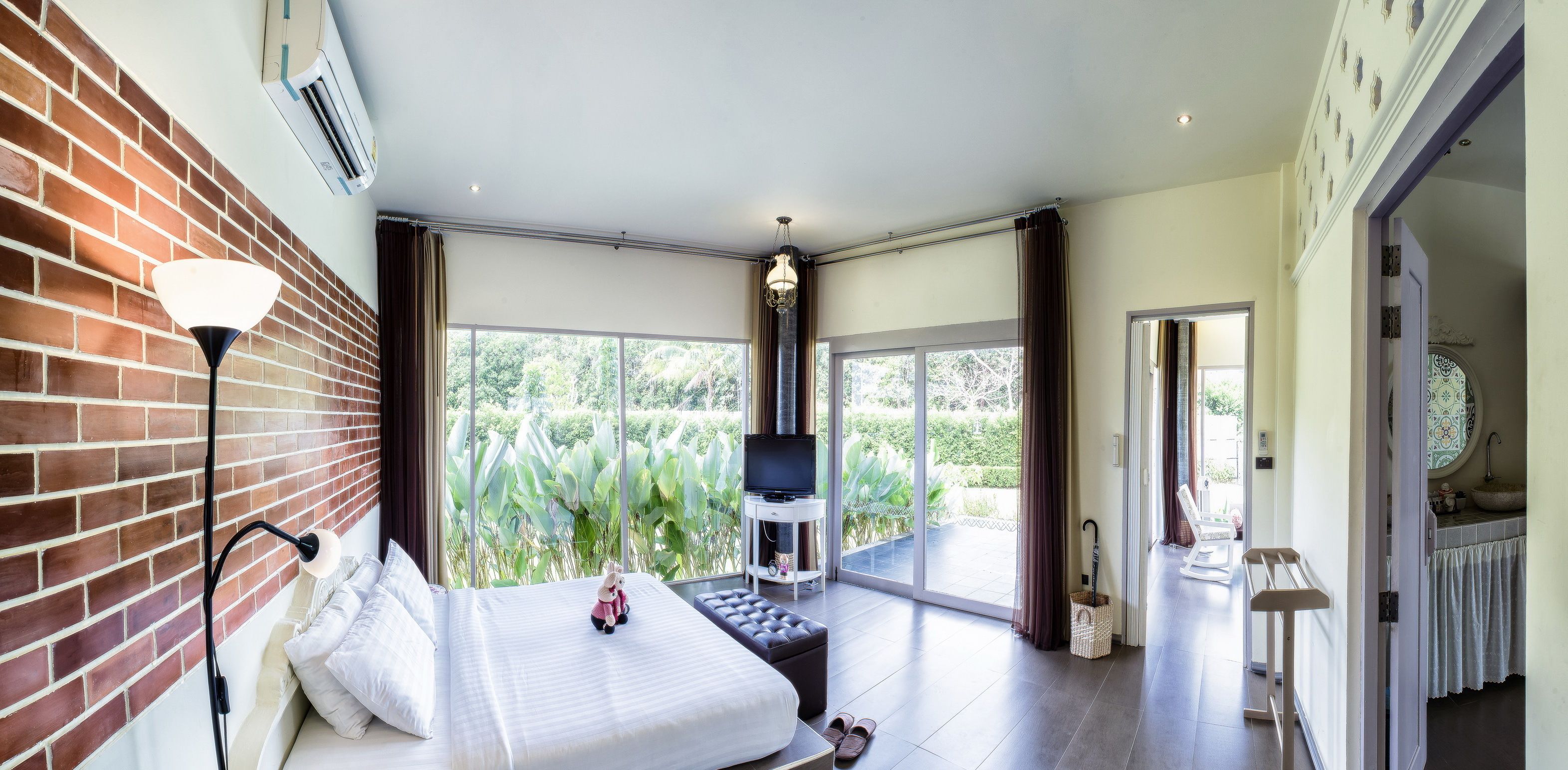 Suite, vista para o jardim | Vista do quarto