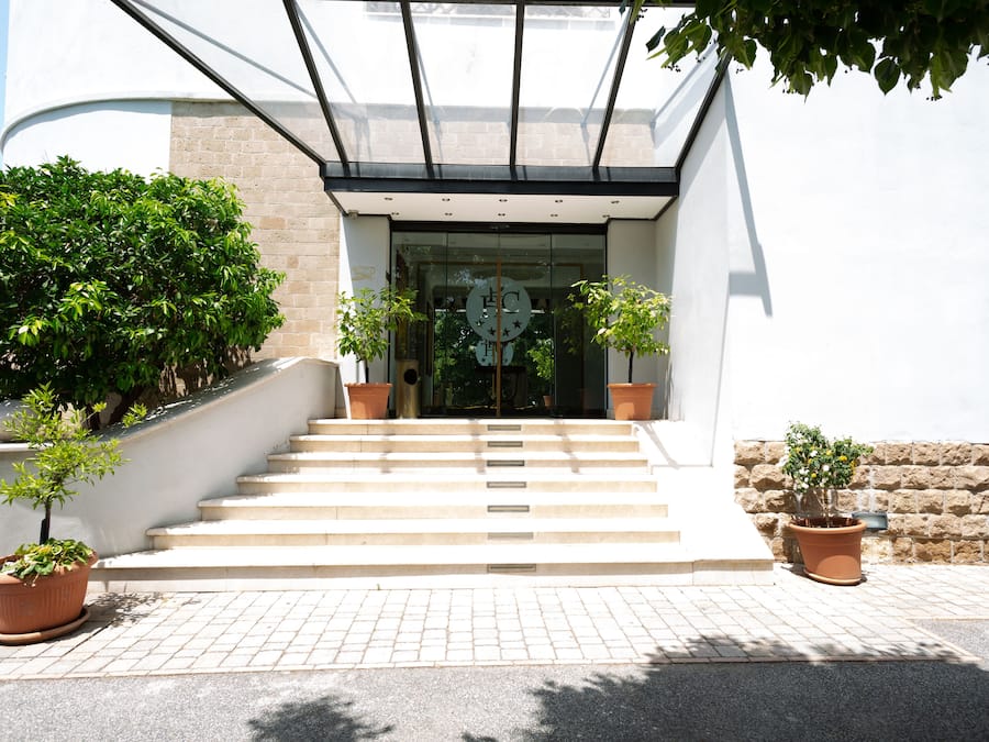 Entrada do alojamento