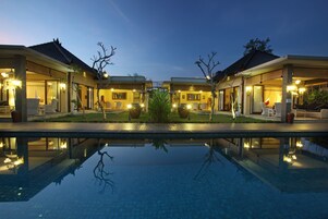 Villa de Luxo, 2 quartos, piscina privativa, junto à piscina | Terraço/pátio interior