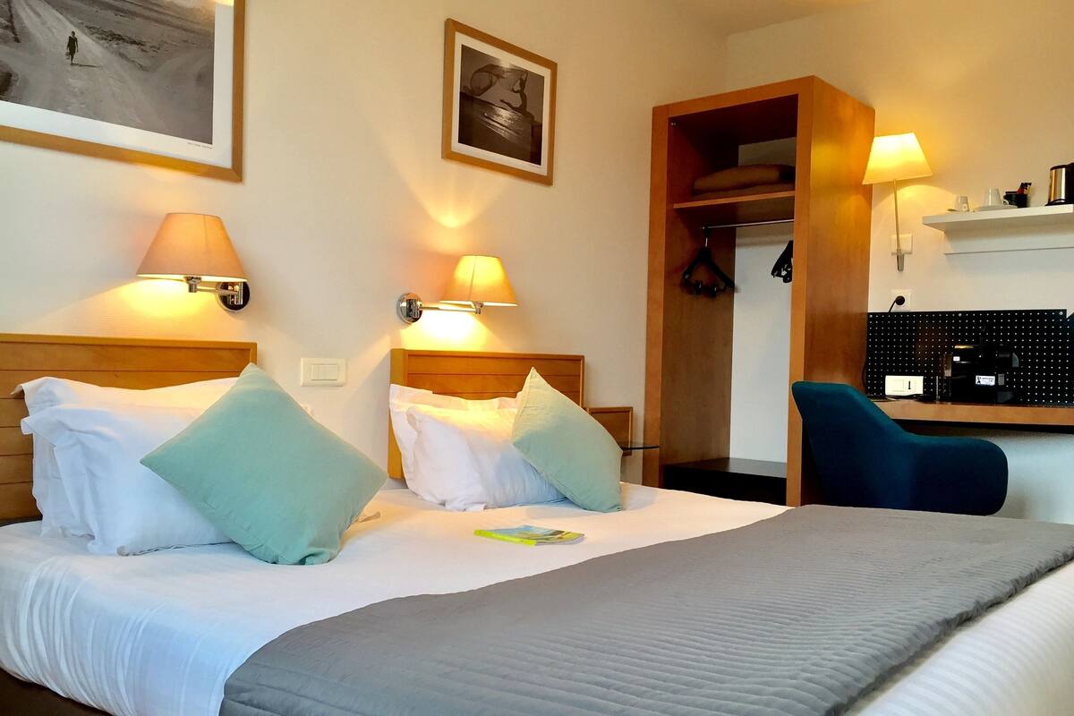 Quarto duplo | Quartos à prova de som, berços (sobretaxa), Wi-Fi de cortesia