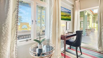 Suíte, 1 cama King, vista para o oceano | Vista da sacada