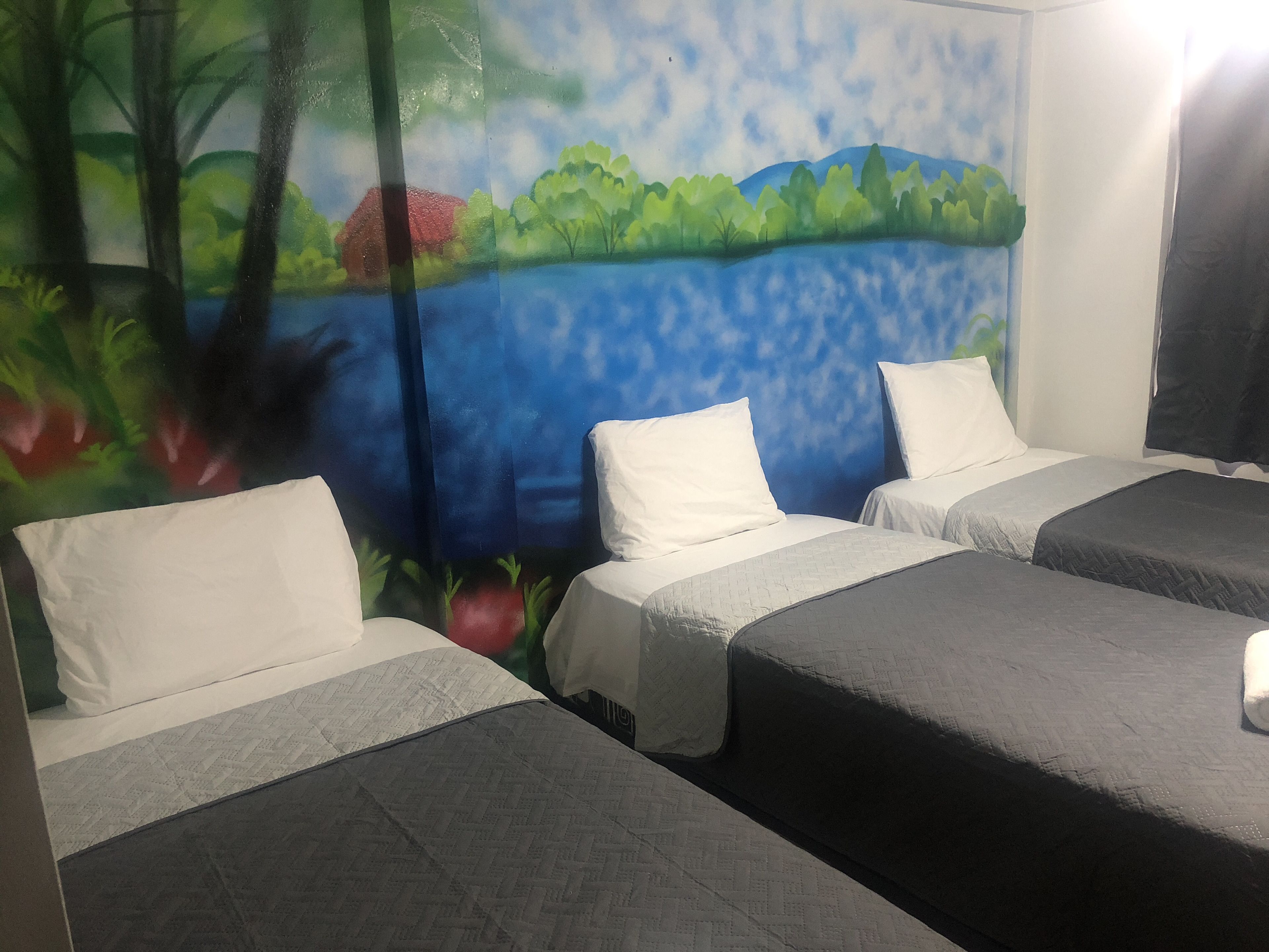 Quarto Triplo Standard, 3 camas individuais | Secretária adequada para computadores portáteis, Wi-fi grátis 