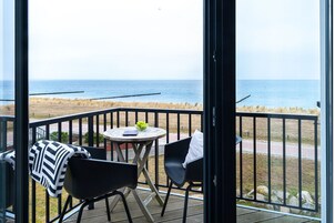 Vista para a praia ou o mar
