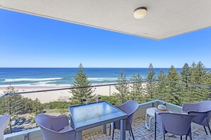 Apartamento Standard, 2 quartos, vista para o oceano | Vista para a praia ou o mar