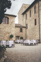 Espaço exterior para banquetes