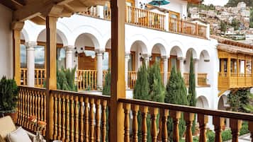 Suíte estúdio luxo, vista para a cidade | 1 quarto, roupas de cama premium, edredons de pluma