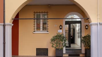 Entrada do alojamento