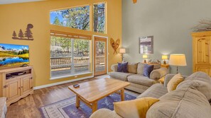 Casa, várias camas (Whistler - Unit 7) | Área de estar