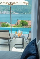 Quarto casal standard, 1 cama Queen, vista para o mar, de frente para o mar | Vista do quarto