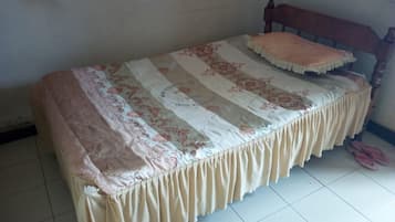 Roupa de cama fornecida