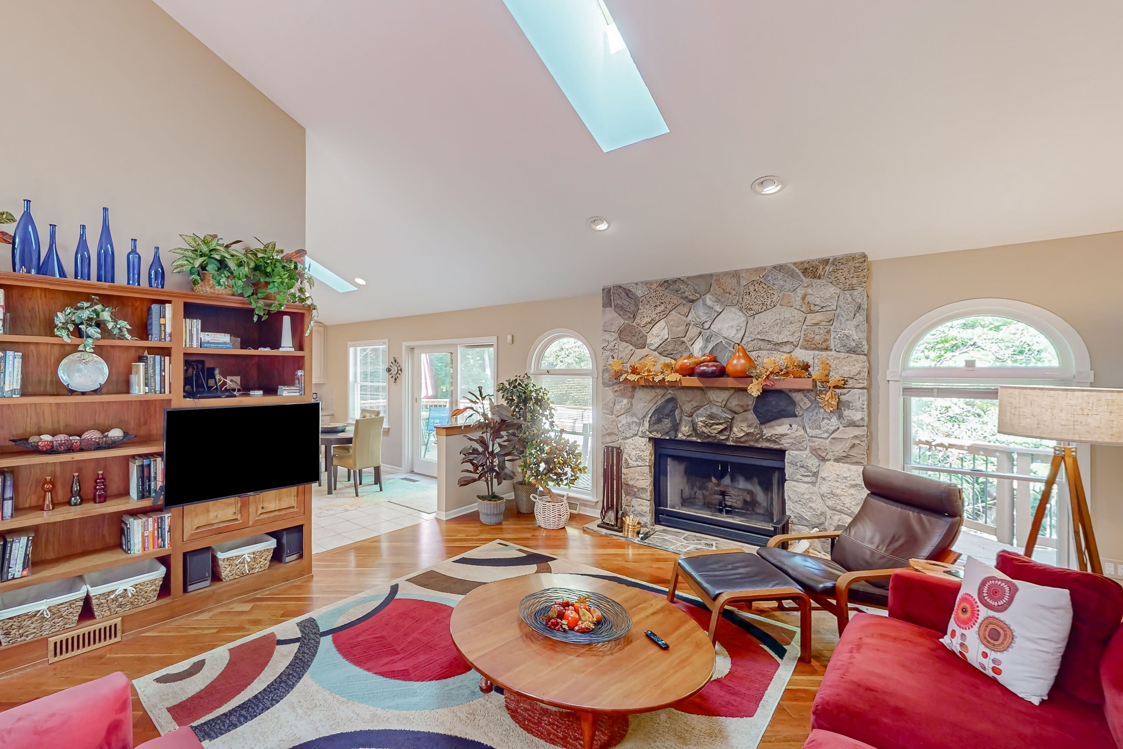 Riverfront Home With Deck & Fireplace - Near Crystal Mountain & Golf Courses - Thompsonville, MI