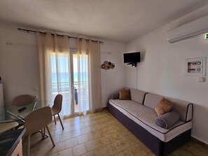 Apartamento, 1 quarto, fumadores, varanda | Sala | TV de ecrã plano 