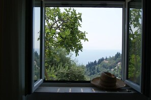 Casa, 1 quarto, para fumantes, sacada | Sala de jantar