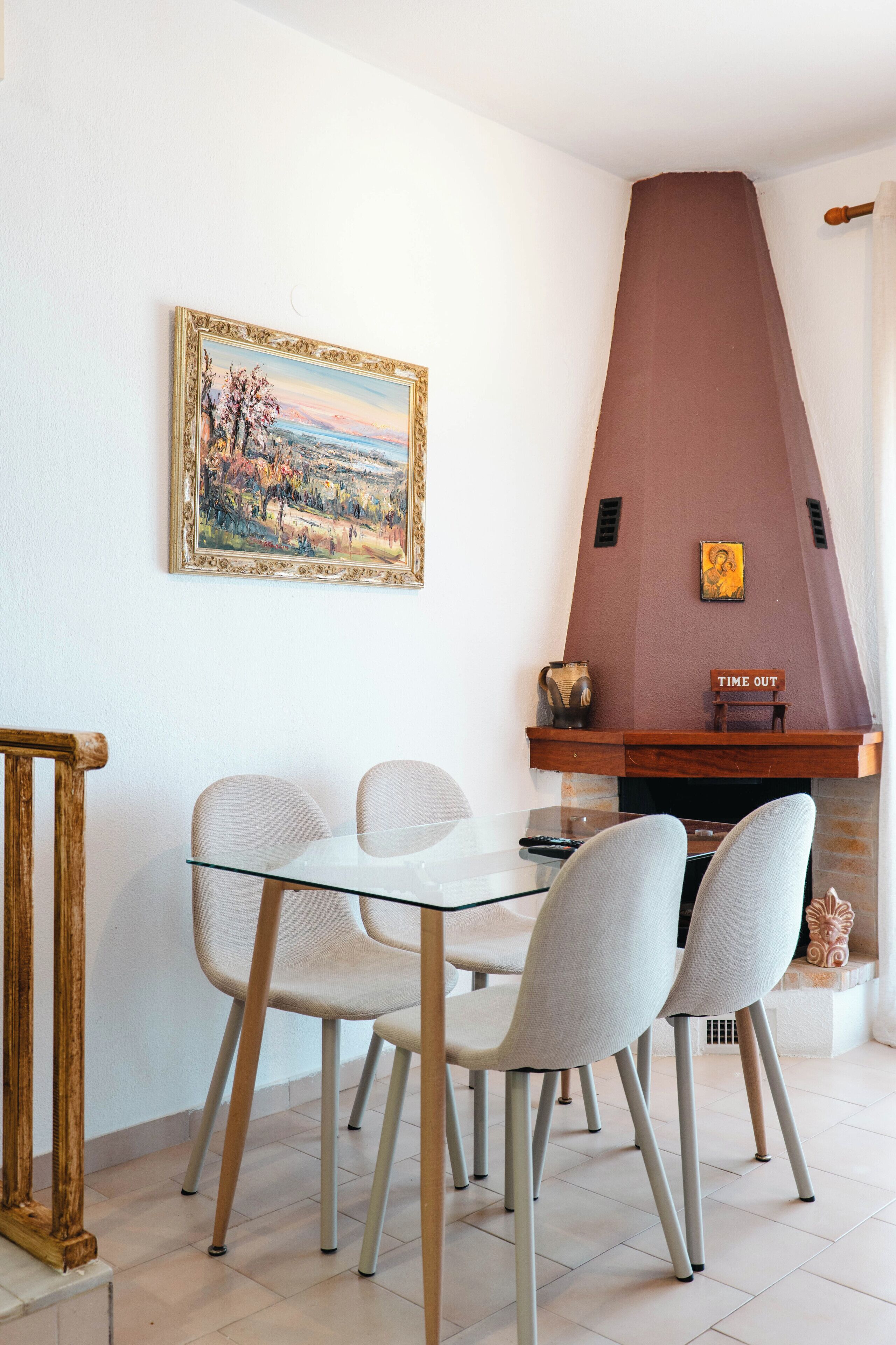 Apartamento, 2 quartos, varanda, vista para a montanha | Sala de jantar
