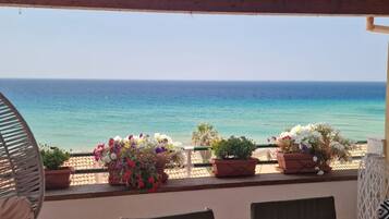 Apartamento, 2 quartos, varanda, vista para a montanha | Varanda