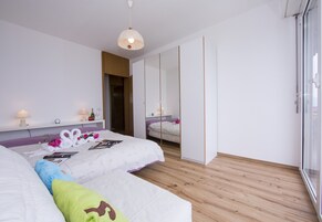Apartamento família, 2 quartos, 2 banheiros (Aldesago Panoramica with shared Pool)