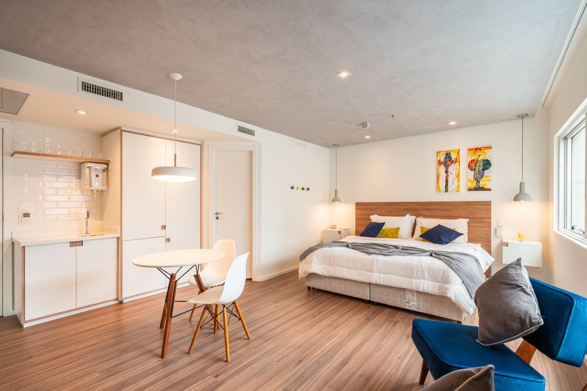 Apartamento Standard (RD 0809) | 1 quarto, secretária, secretária adequada para computadores portáteis