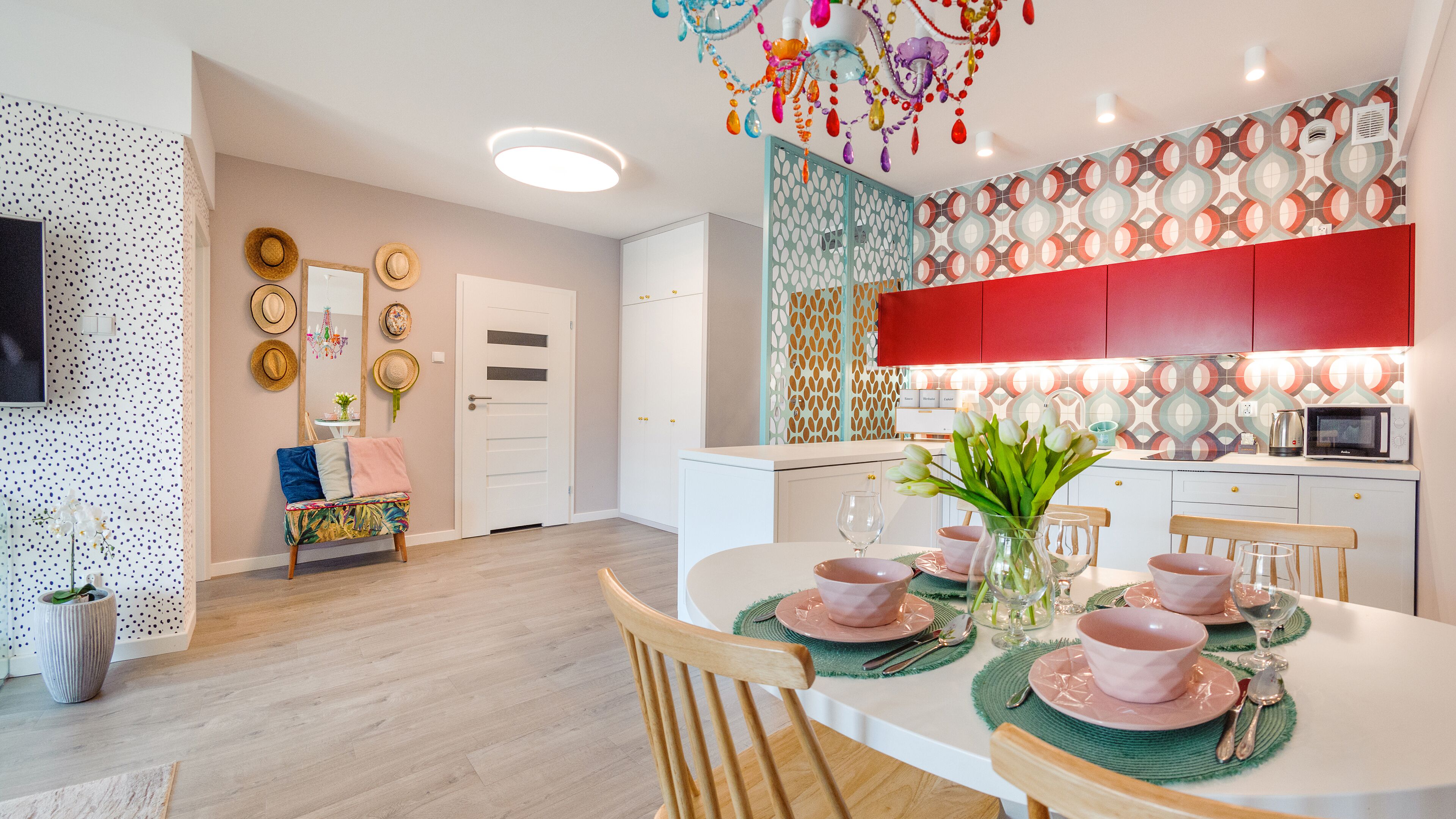 Apartamento (B302) | Área de estar | TV de tela plana