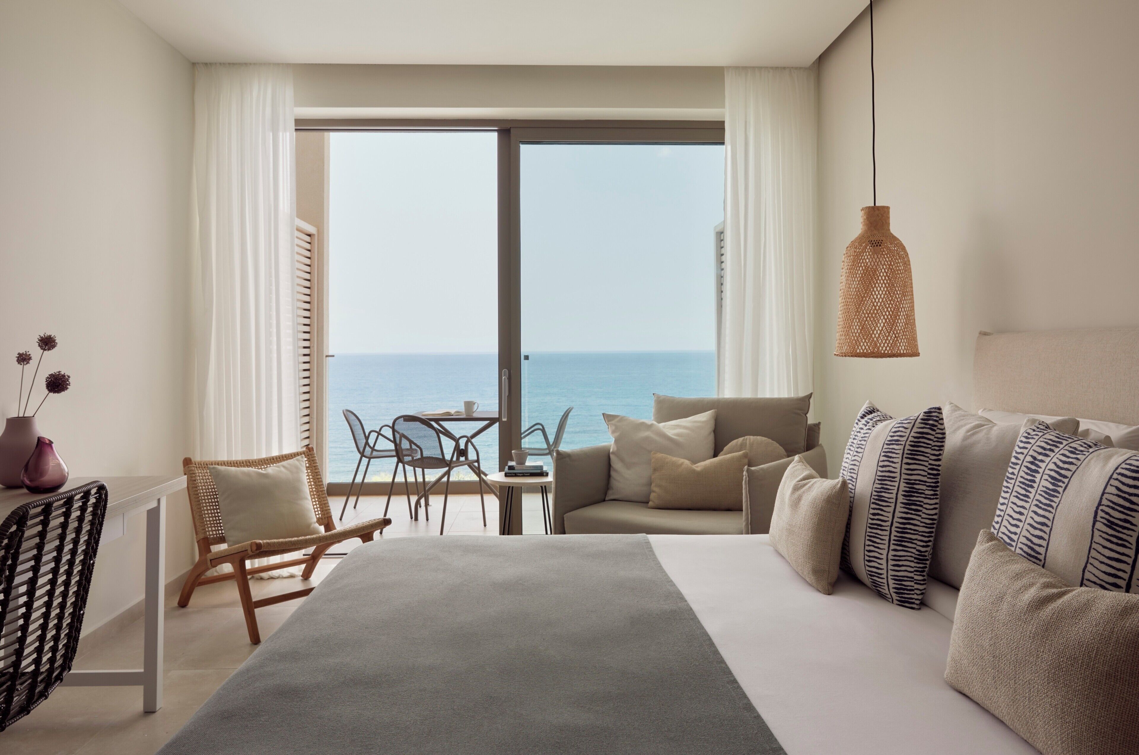 Quarto casal, vista para o mar | Vista para praia/oceano