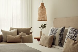 Quarto Duplo, vista para o mar | Cofre no quarto, secretária, quartos insonorizados, Wi-fi grátis 