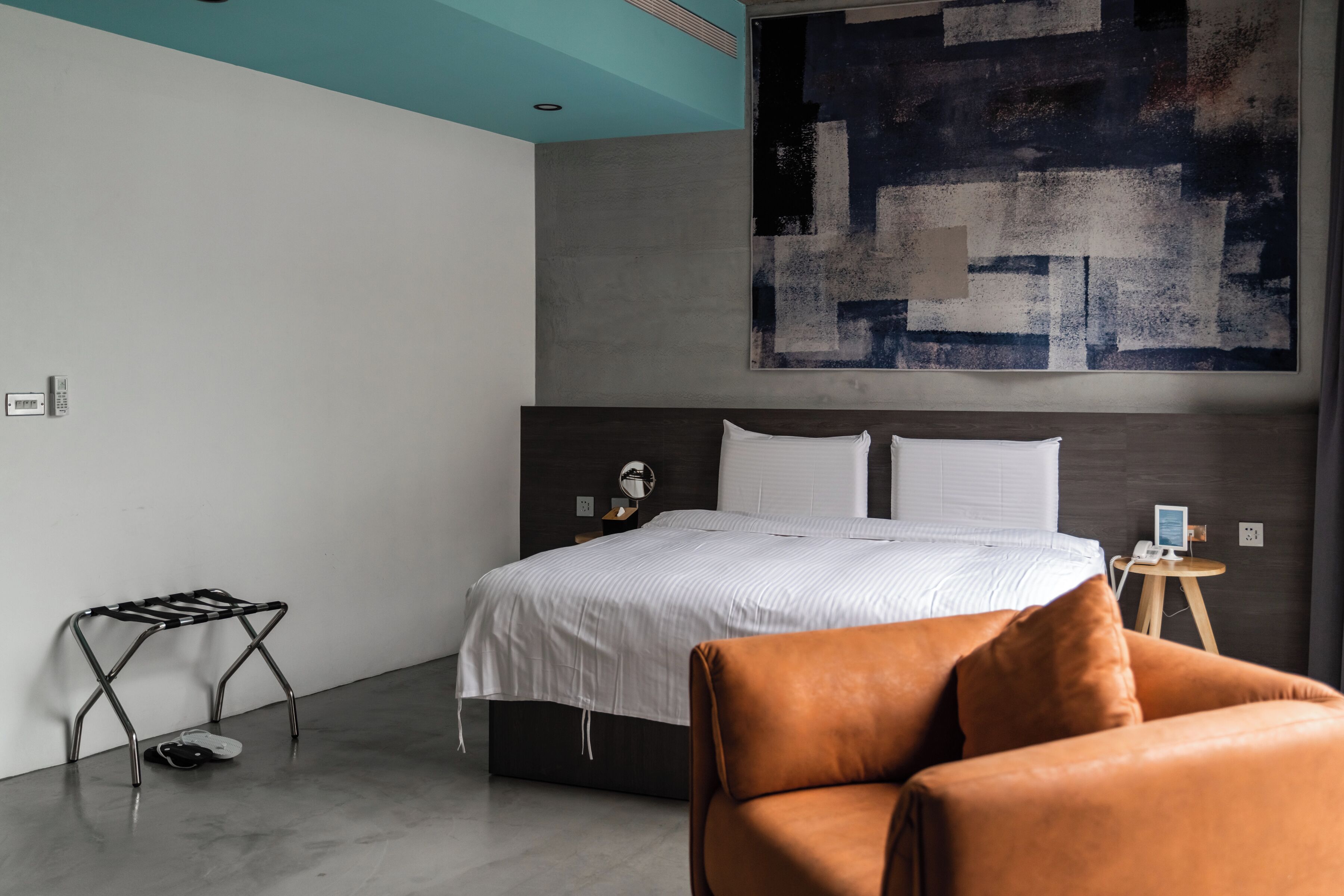 Quarto casal luxo | Cortinas blackout, quartos à prova de som, Wi-Fi de cortesia