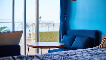 Quarto duplo (Ocean Front, 1B) | Wi-Fi de cortesia, roupa de cama