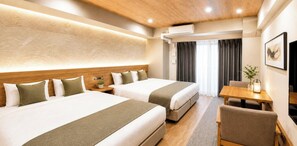 Quarto Twin Deluxe, não fumadores | Roupa de alta qualidade, edredões de penas 