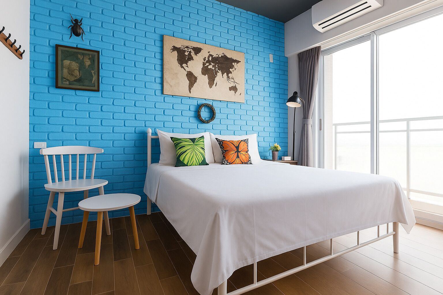 Quarto Duplo Elite, varanda | Cortinas/cortinados opacos, Wi-fi grátis, roupa de cama fornecida 
