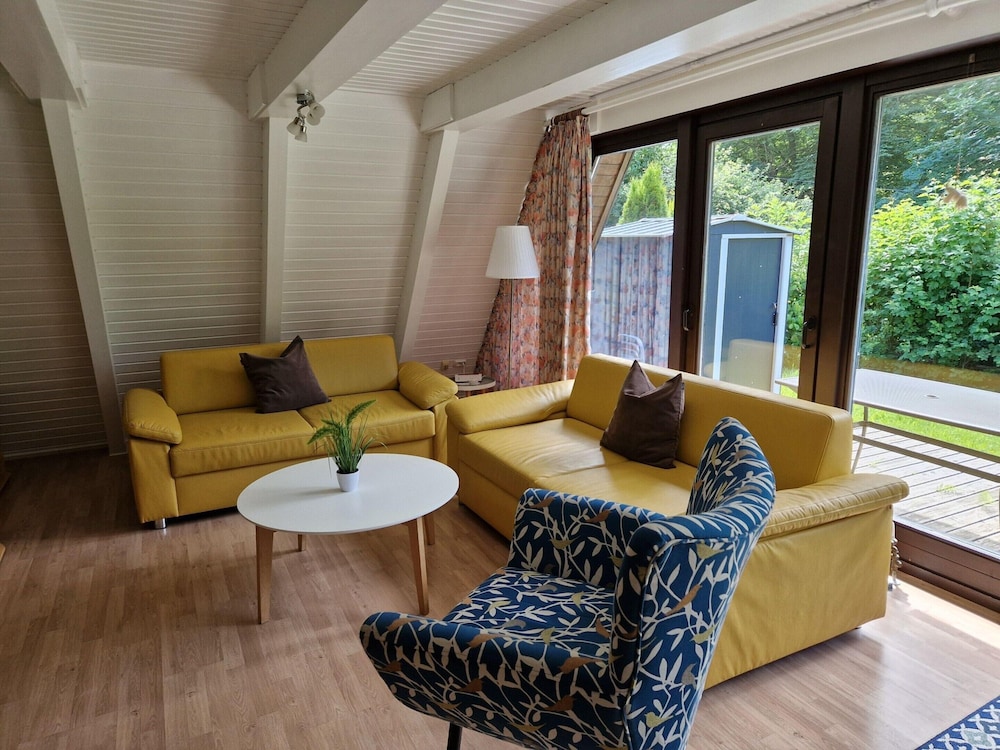 Wooden Bungalow With A Terrace, In A Wooded Area - Bebra