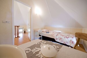 Casa | 2 quartos, individualmente mobiliados, roupa de cama