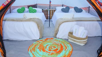 Roupa de cama fornecida