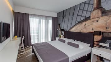 Apartamento Exclusivo | 1 quarto, cofre no quarto, secretária