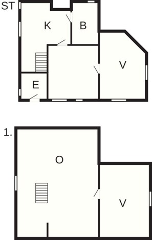 Casa | Planta do andar