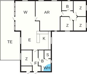 Casa | Planta do andar