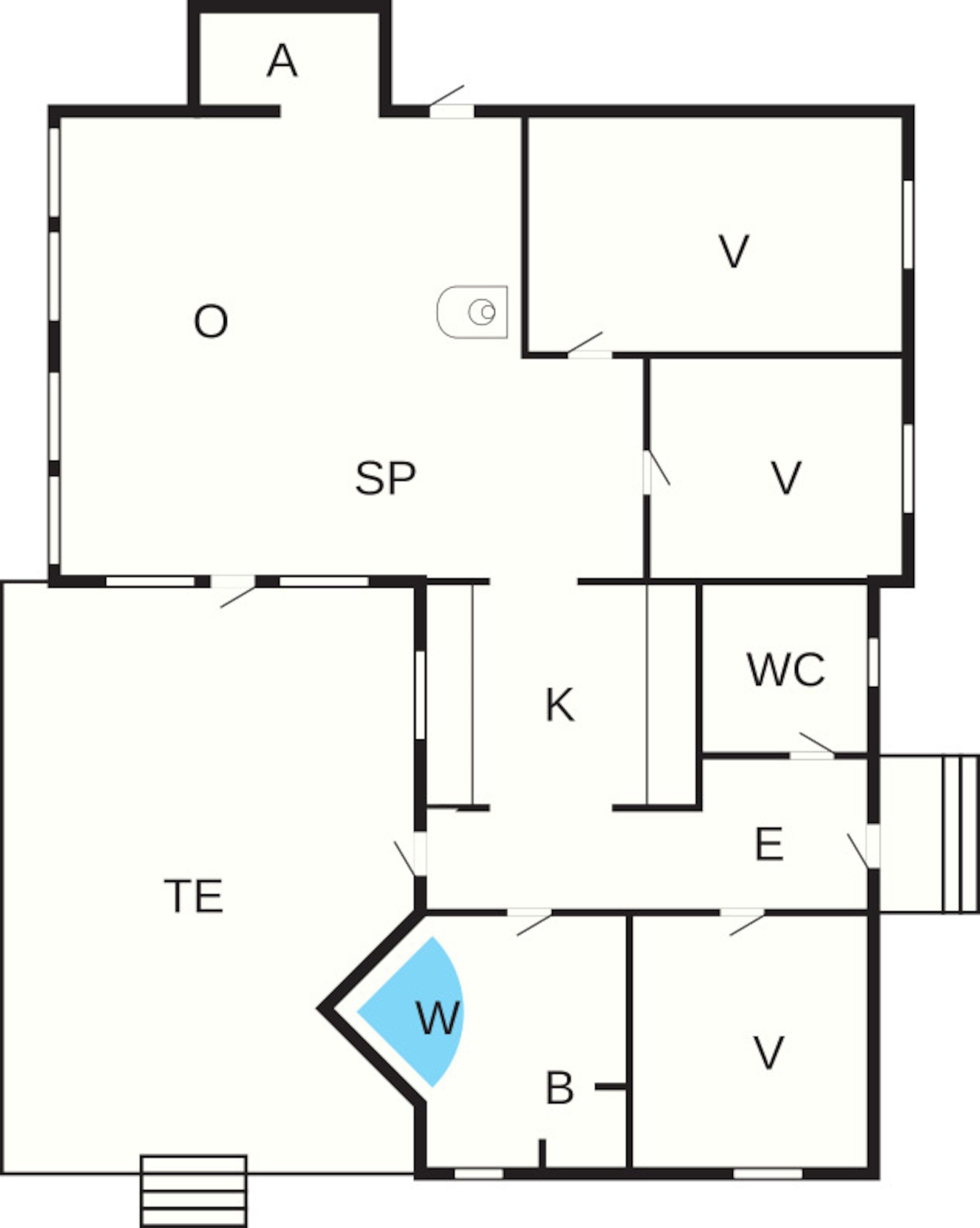 Casa | Planta do andar