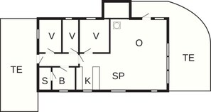 Casa | Planta do andar