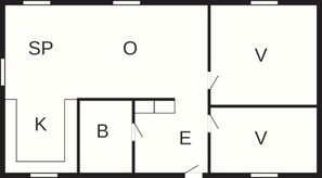 Casa | Planta do andar