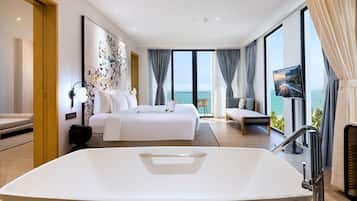 Premier Suite Ocean View King | 1 quarto, minibar, cofre no quarto, secretária