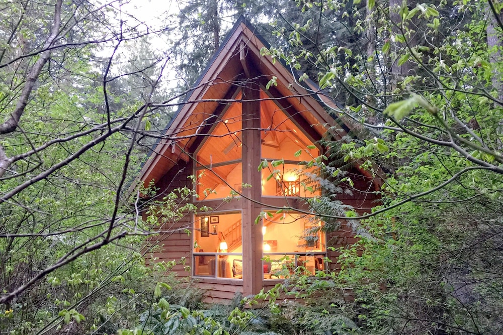 Snowline Cabin#4 - プライベートの屋外ホットタブ付きのペット可杉キャビン! - ベーカー山, WA