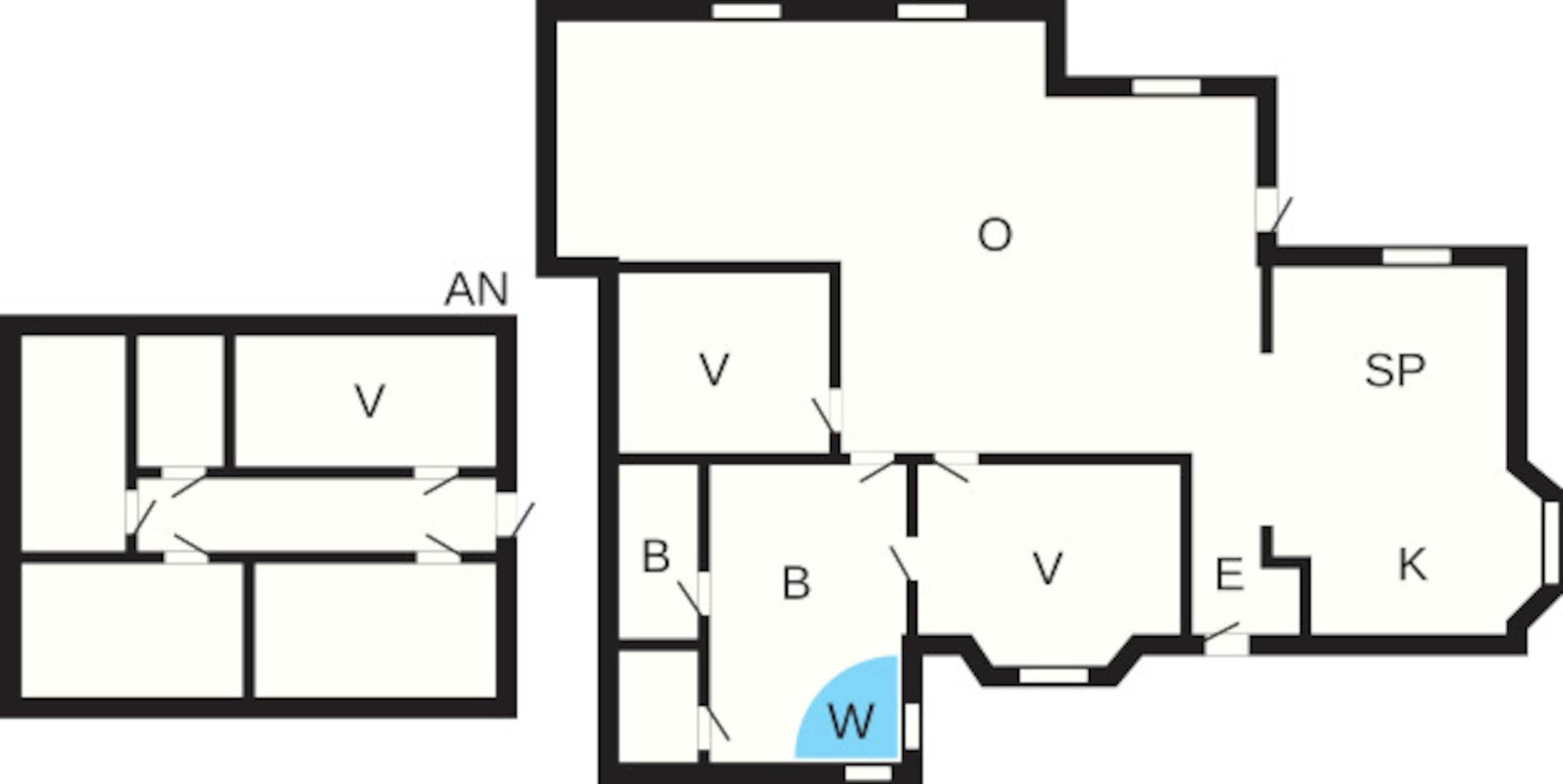 Casa | Planta do andar