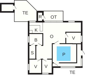 Casa | Planta do andar