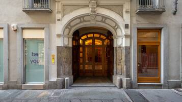 Entrada do alojamento