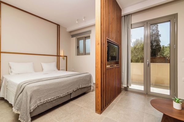 Junior Suite Apartment | Camas de colchão viscoelástico, secretária, quartos insonorizados