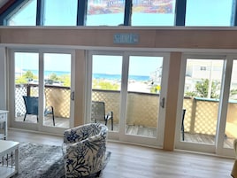 Apartamento em Condomínio Fechado, vista para o oceano | Vista para a praia ou o mar