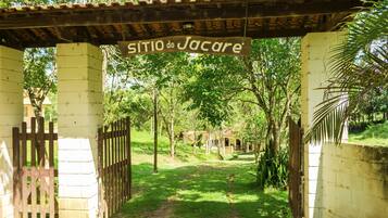 Entrada do alojamento