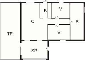Casa | Planta do andar