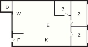 Apartamento | Planta do andar