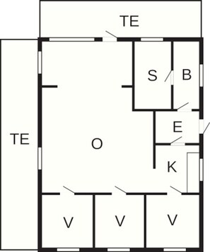 Casa | Planta do andar