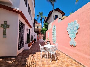 Apartamento, 2 quartos, fumadores, pátio | Exterior